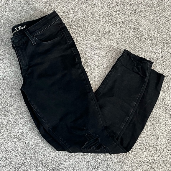 Universal Thread | Jeans | Universal Thread Black Ripped Jeans | Poshmark